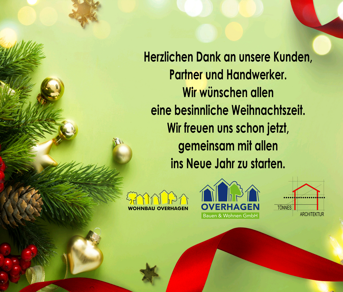 Weihnachtsgruss An Vermieter